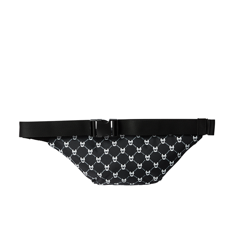 Life Work Radog Wappen Waist Bag Pattern Black | HM8Store