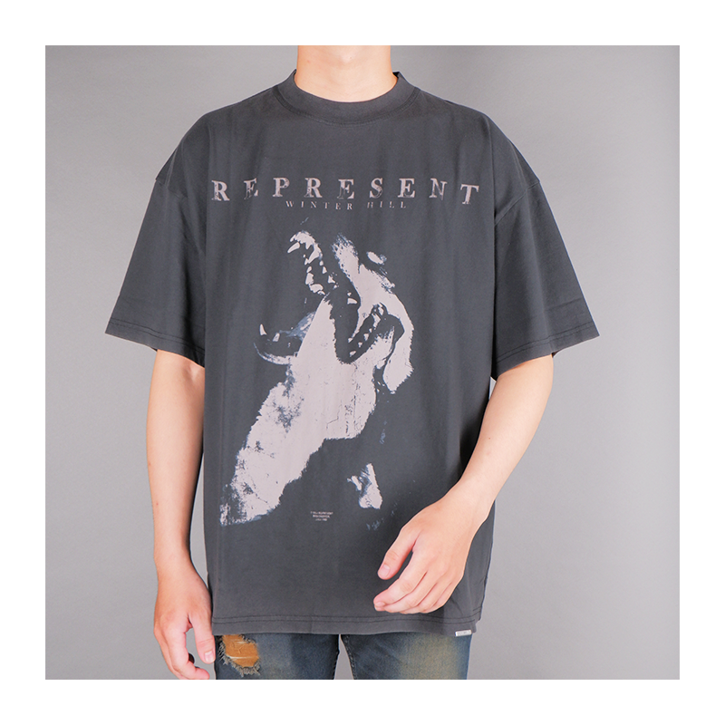 Represent Wolves of Winter Hill Tee Black | HM8Store