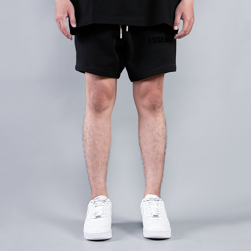 Essentials SS23 Logo Shorts Jet Black | HM8Store