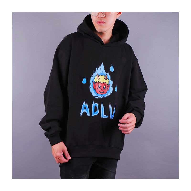 ADLV Devil Hoodie Black | HM8Store