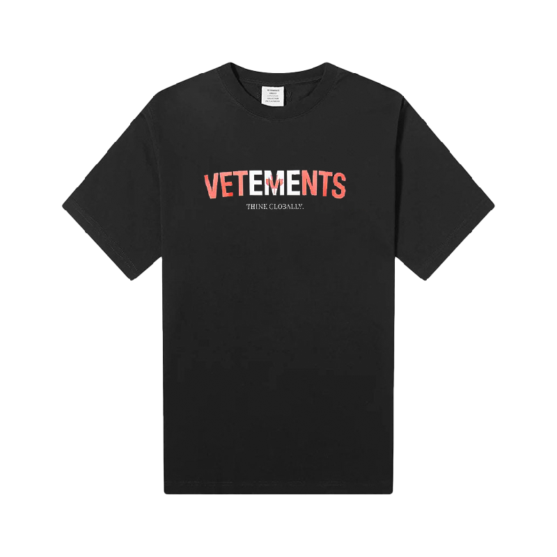 Vetements Canada Logo Tee Black | HM8Store